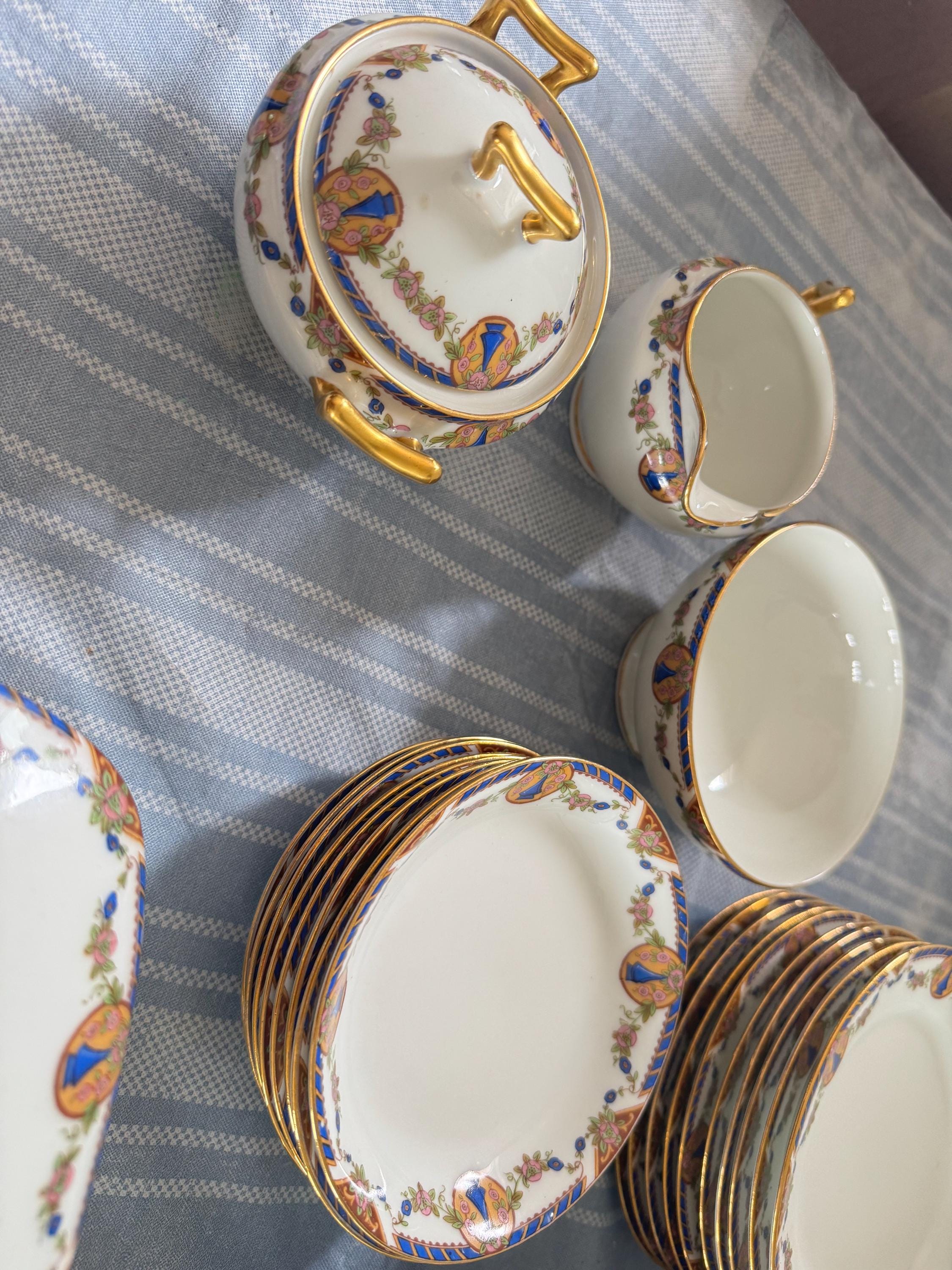 Limoges France Vintage Dinnerware Set - Etsy