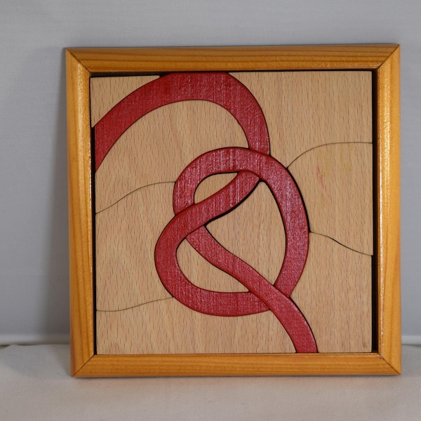 Wooden Knot Puzzle - Etsy