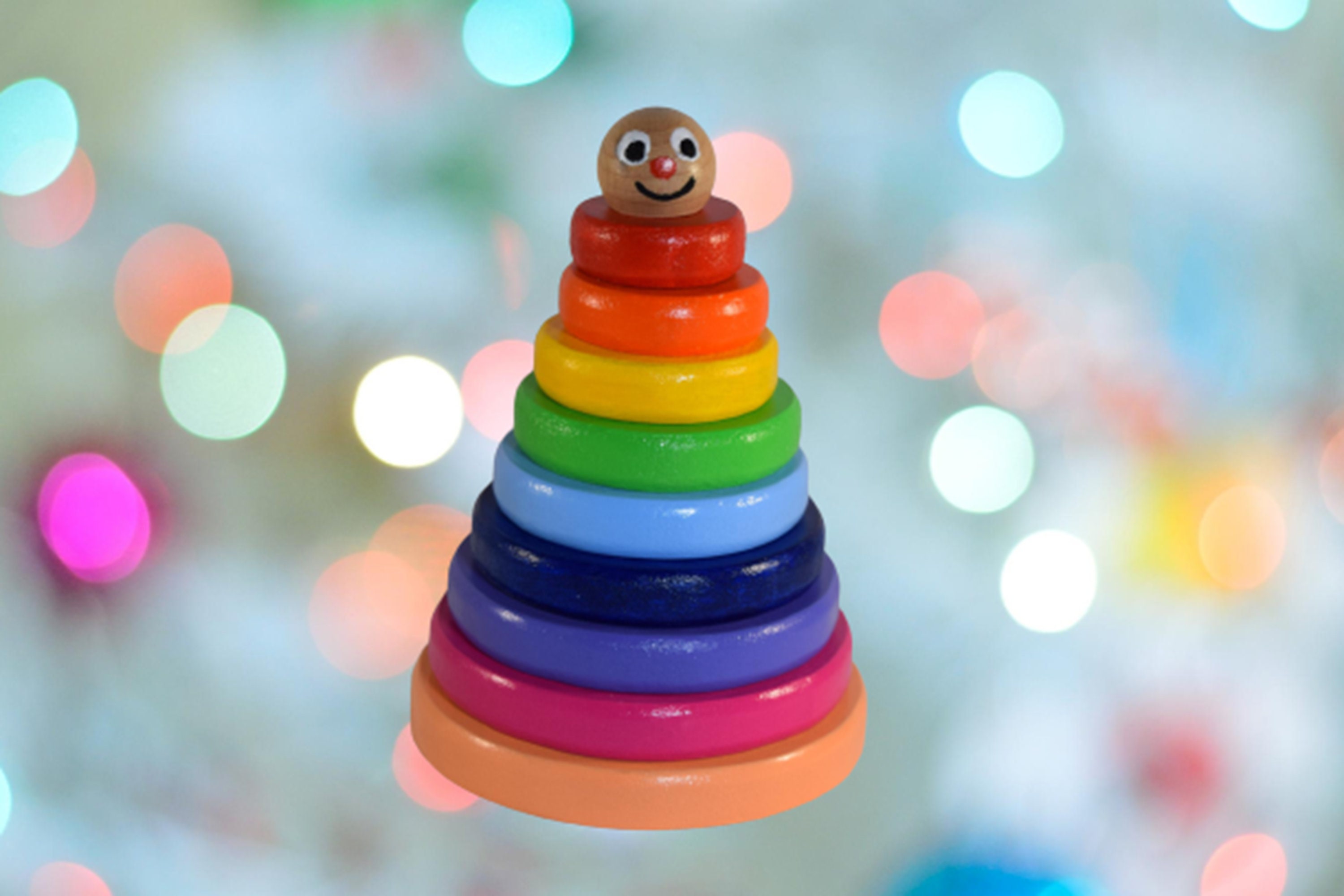 Wooden Stacking Forms in 2 Shapes Either Round Pieces or - Etsy