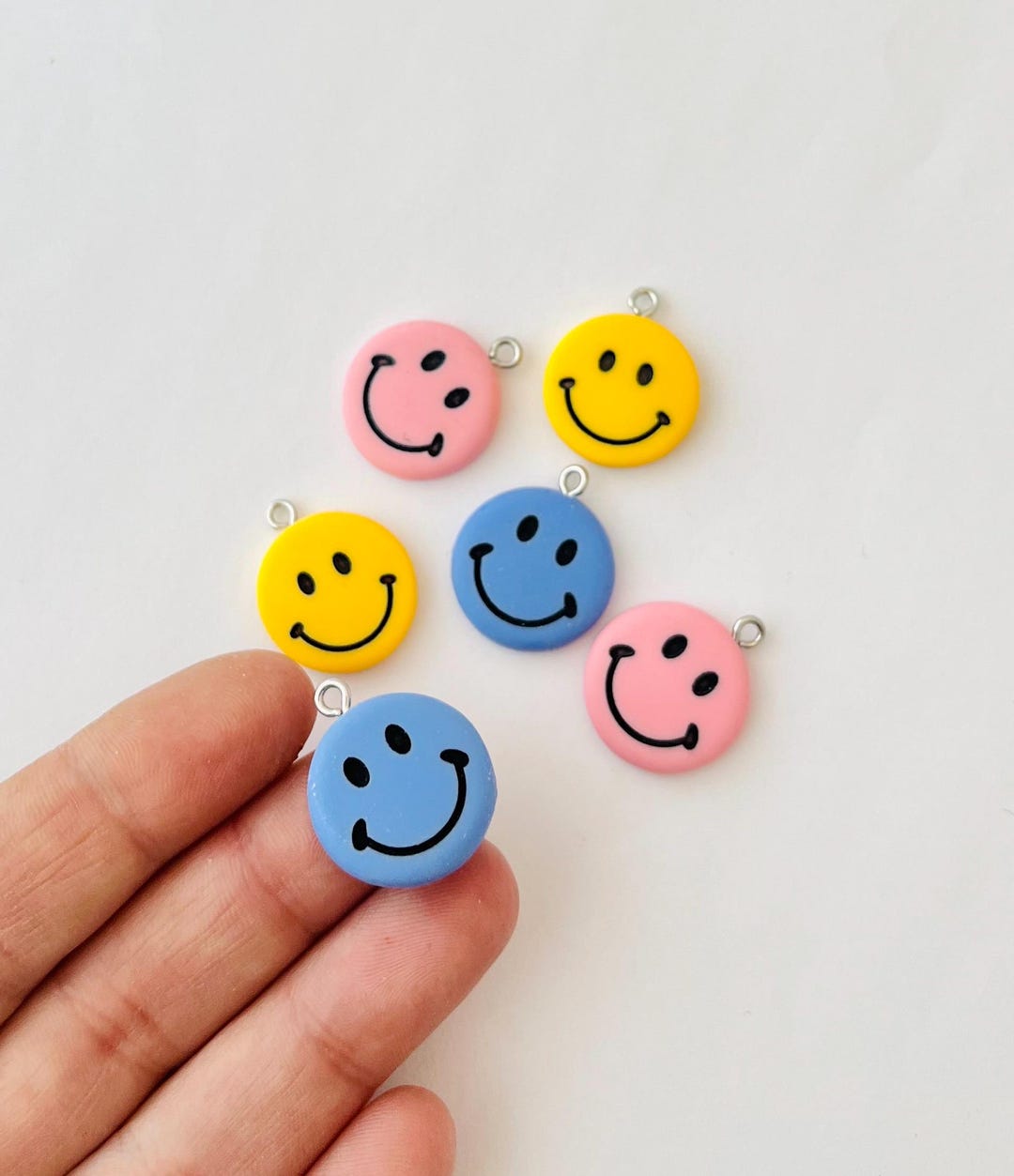 Mix Set Smiley Happy Face Charms - Etsy