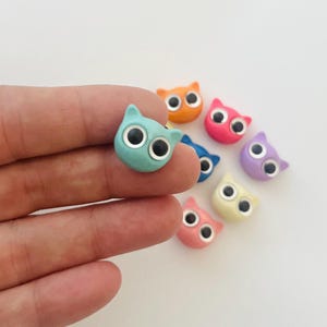 MD Cat Face Acrylic Beads (smooth Finish) - Etsy