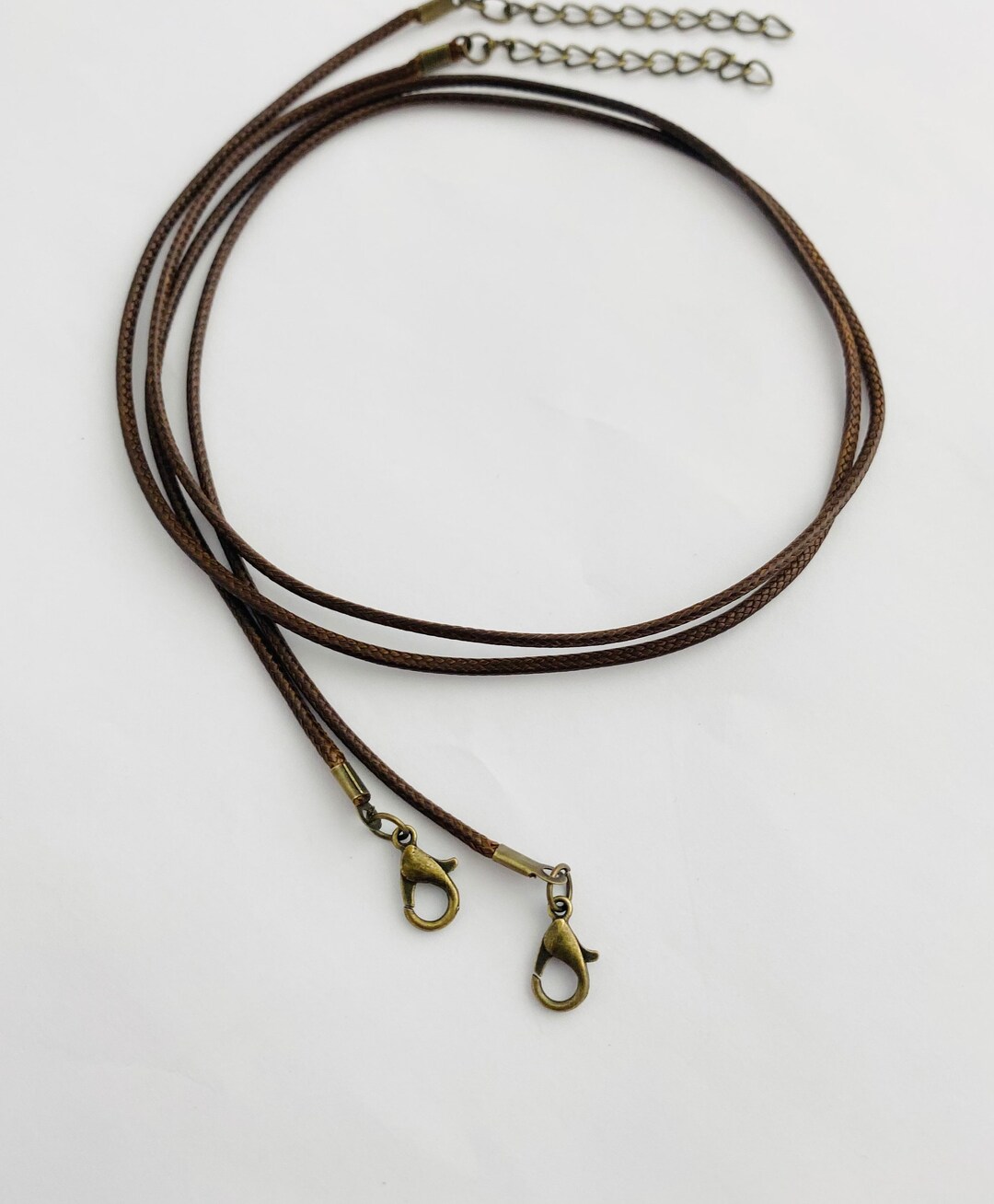Cord Necklaces / Brown With Adjustable Clasp 1/2/3 Quantity Sets - Etsy
