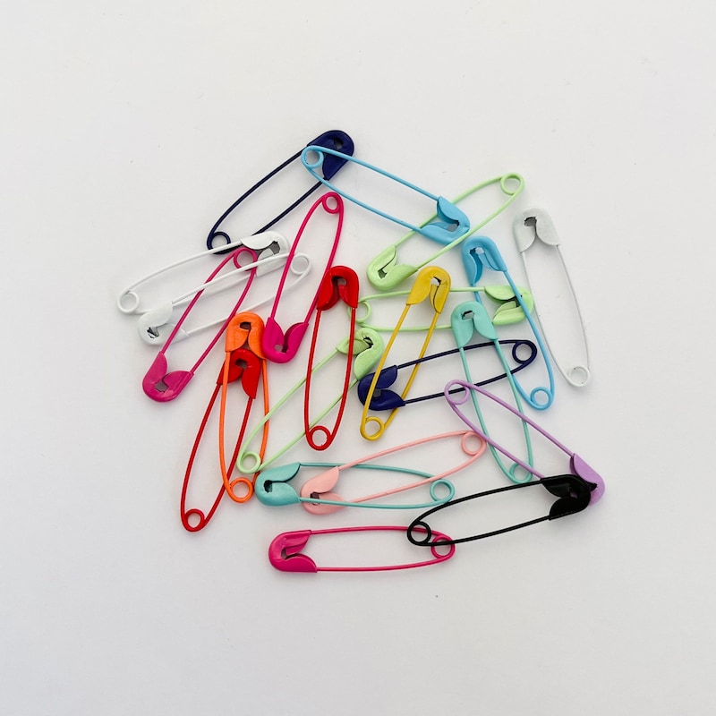 Colored Safety Pins - Etsy