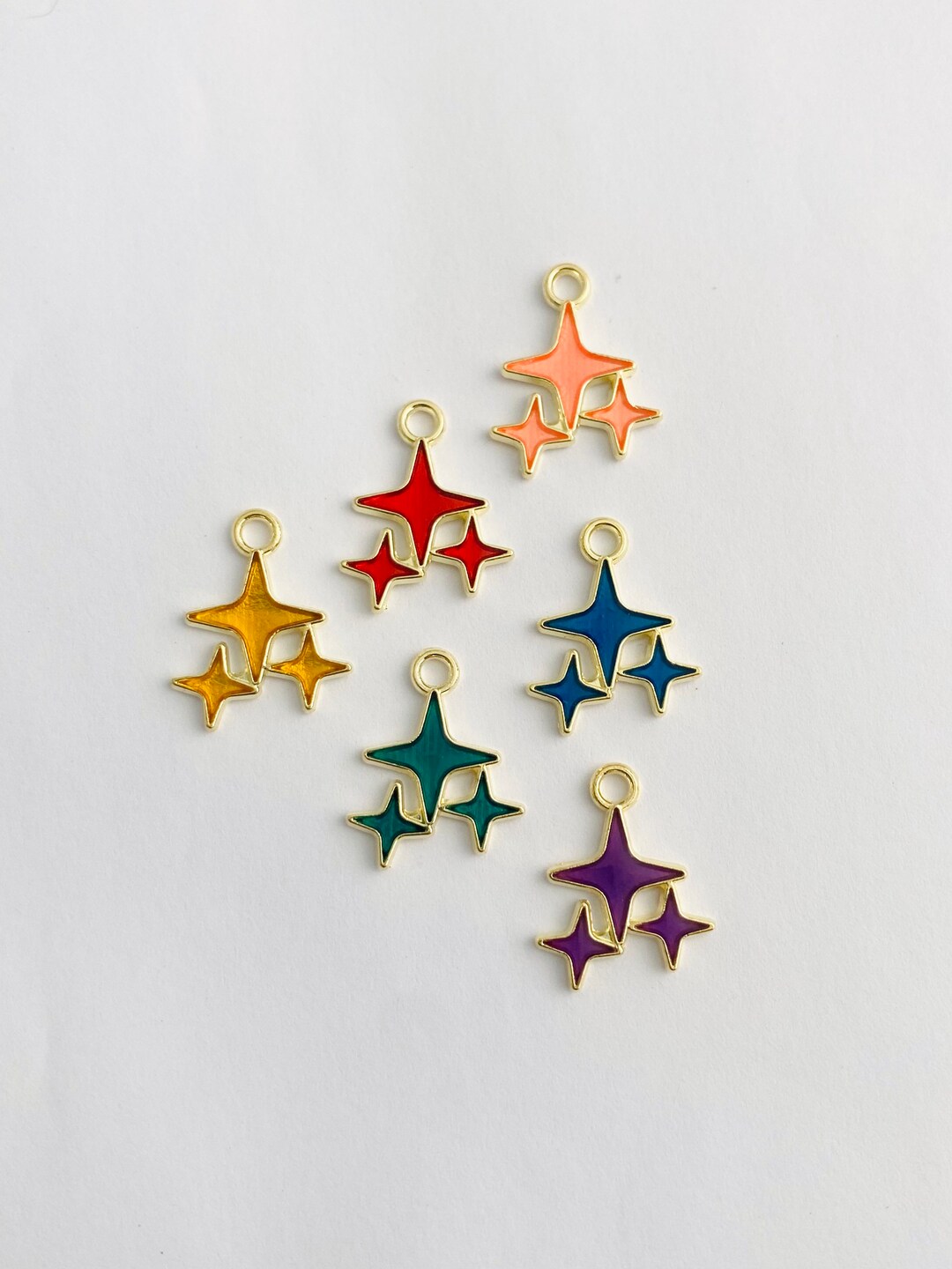 MCM Starburst Charms Kits / Polar Stars - Etsy