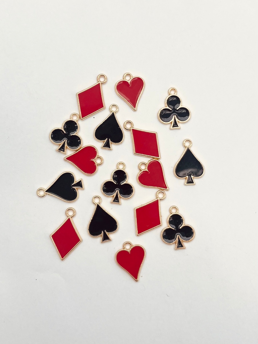 4pc Playing Card Charm Sets - Etsy