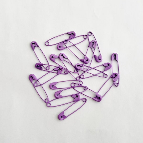Purple Safety Pin - Etsy