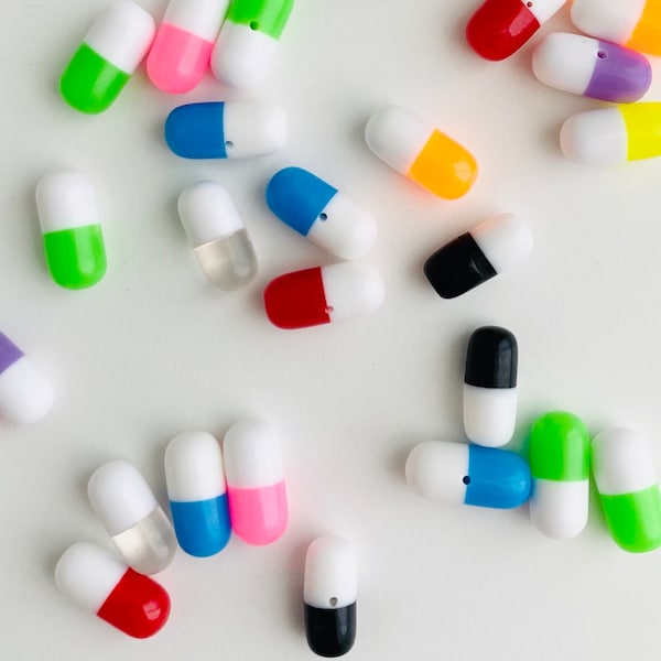 Pill Beads - Etsy
