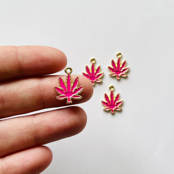 Pot Leaf Pendant - Etsy