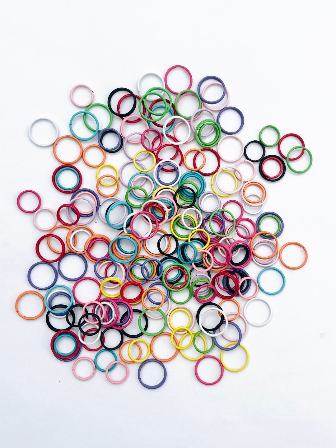 Mix Color Double Loop Jump Rings 8mm & 10mm Double Split - Etsy