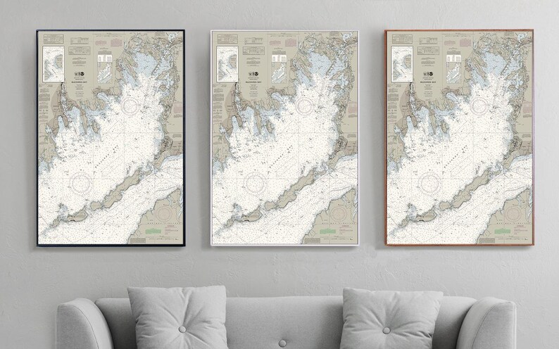 Buzzards Bay Nautical Chart - Etsy