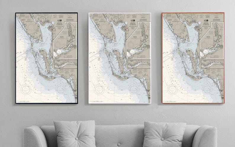 Estero Bay to Lemon Bay Nautical Chart - Ft Myers, Sanibel & Punta ...