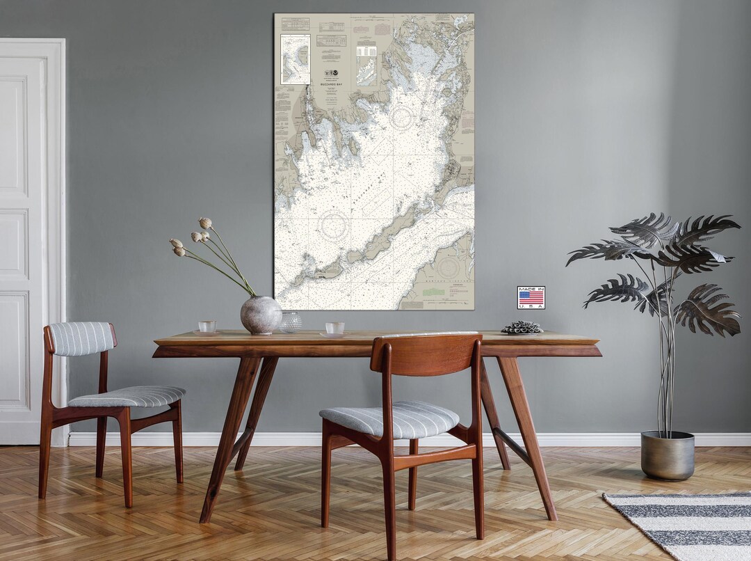 Buzzards Bay Nautical Chart - Etsy