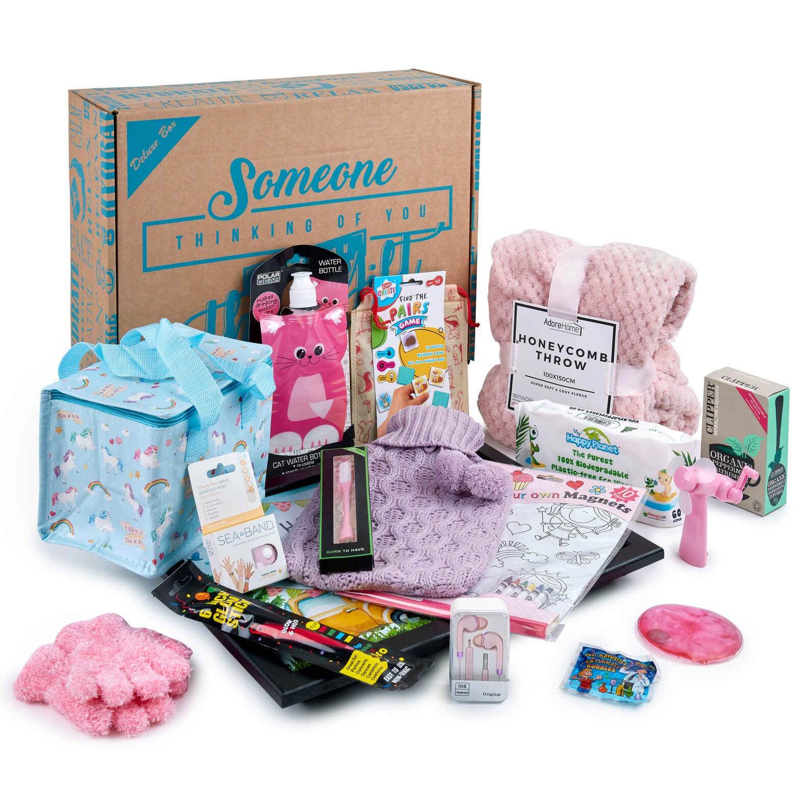 Pink Cancer Care Package for Children | Childhood Cancer Gift Hamper ...