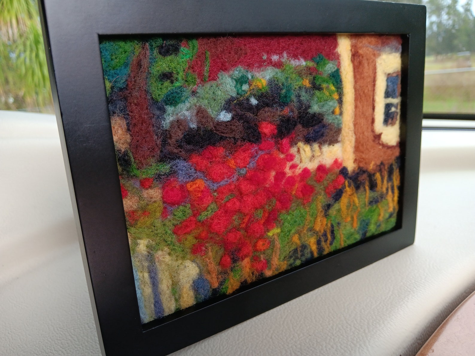 Felted Wool Art, Needle Felted, Wool Painting, Fiber Art, Unique Gift, Home Décor, Framed Art - Etsy
