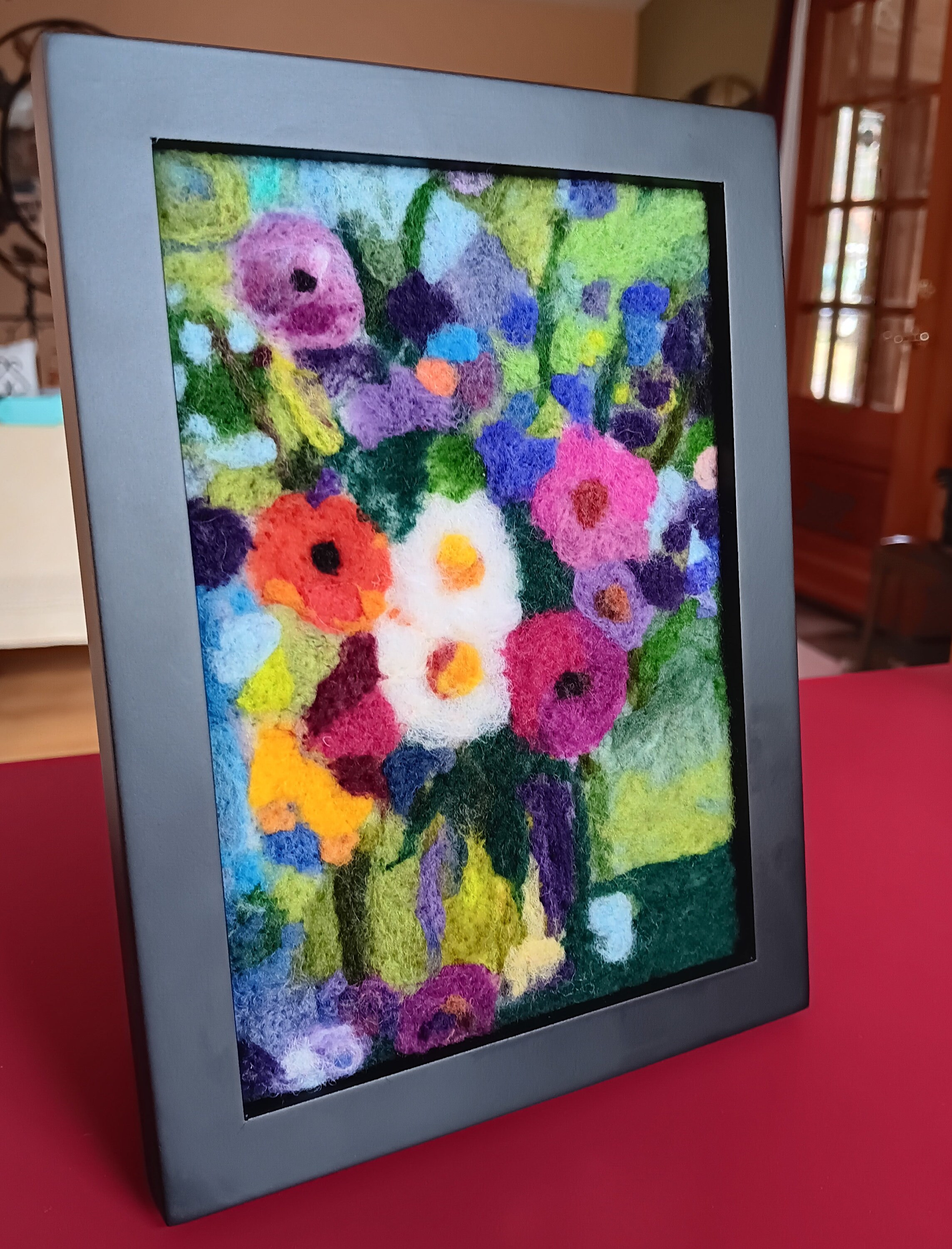 Needle Felted, Wool Painting, Fiber Art, Unique Gift, Home Décor ...
