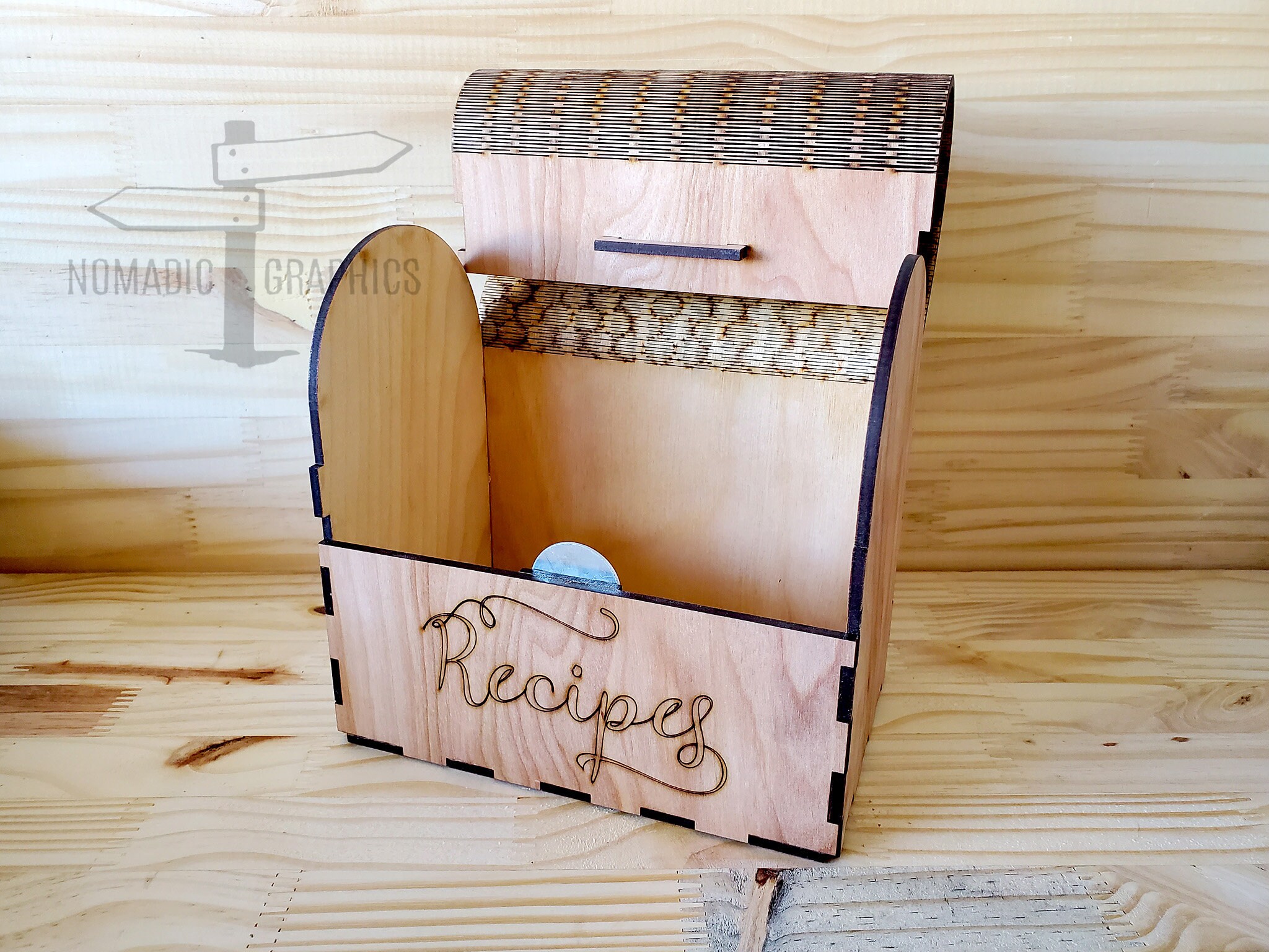 Recipe Box Laser Ready SVG File Digital Download - NO Physical Product ...