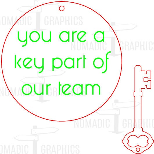 Keychain File Only Key Part of Our Team Laser Ready SVG File Digital ...