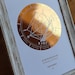 A4 Custom Foil Astrology Chart Print by Birth Date, Personalised Copper ...
