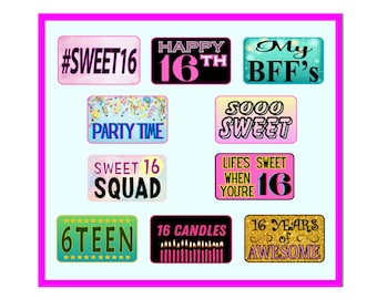 Photo Booth Props | PVC Photo Booth Props | Sweet 16 Props - Etsy