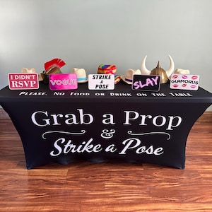 Photo Booth Table Cloth 6 Foot - Etsy