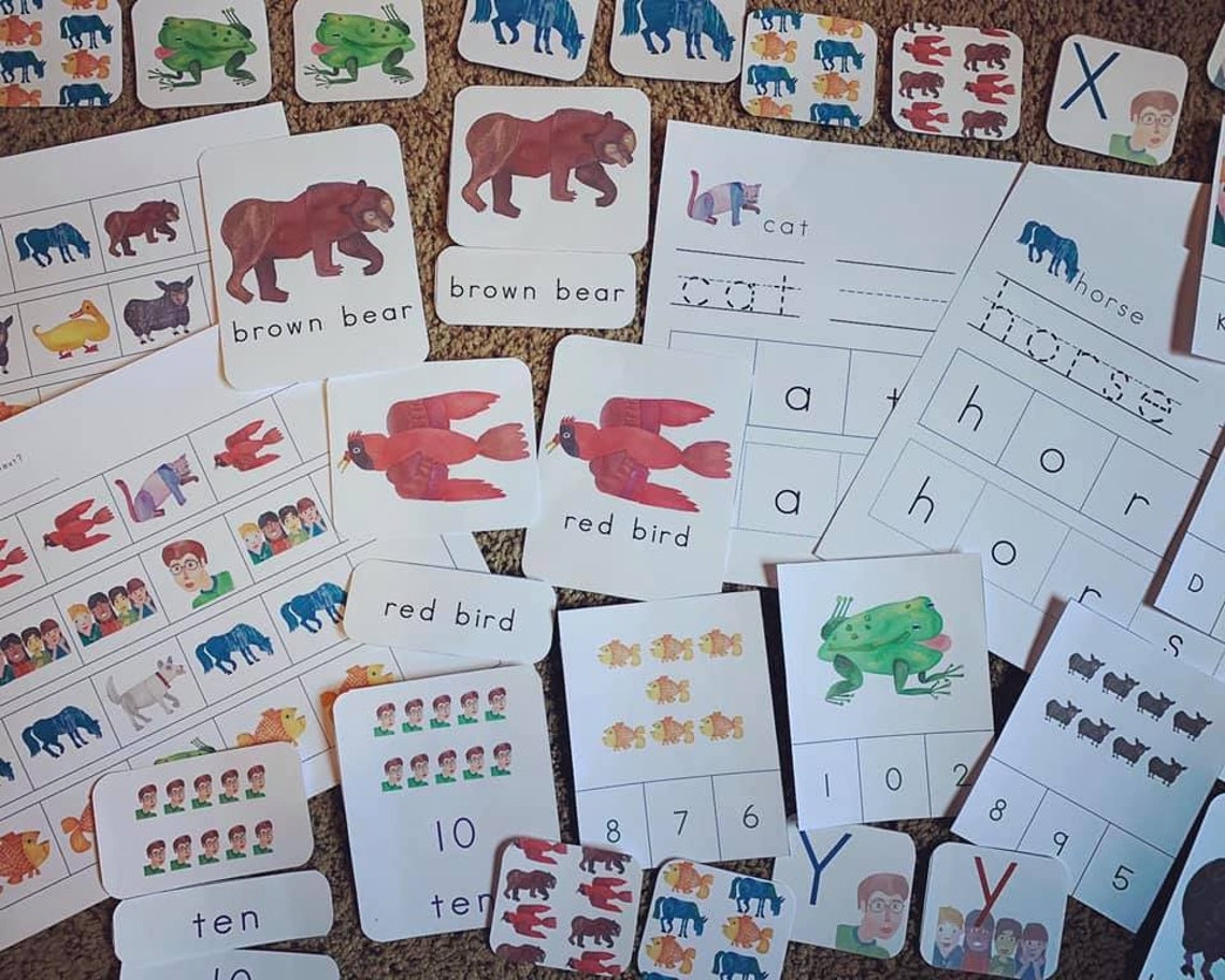 Brown Bear Brown Bear Early Years Set - Etsy UK