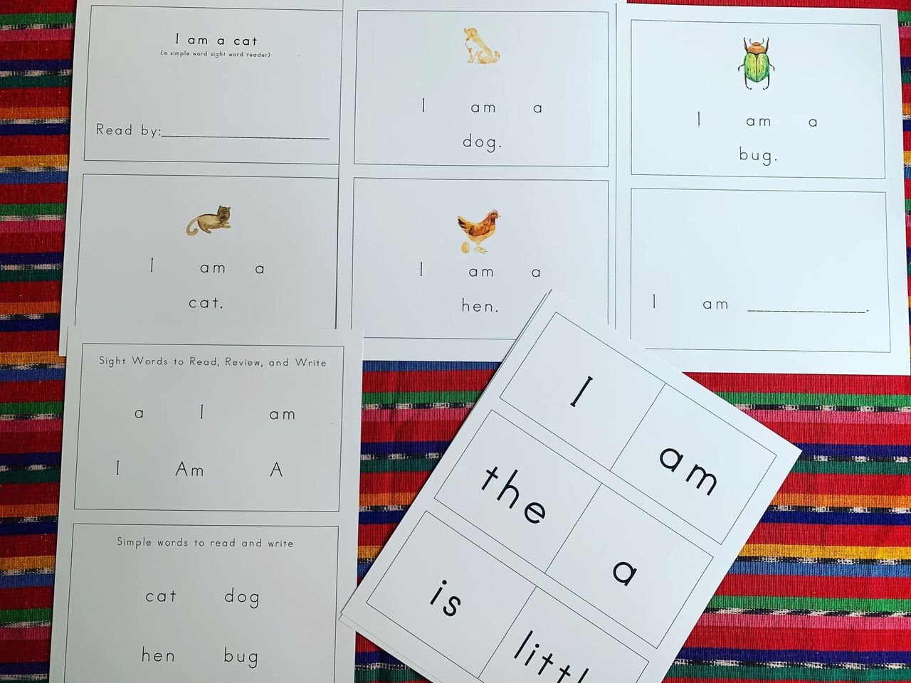 Sight Word Simple Readers Set 1 - Etsy