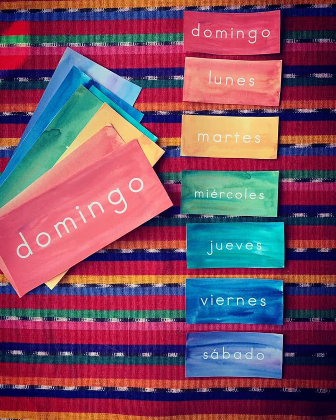 Spanish Days of the Week | Etsy