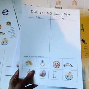 Digraph Part 3: NG, DGE, TCH - Etsy