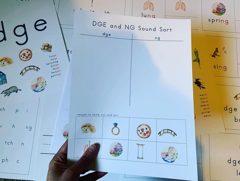 Digraph Part 3: NG DGE TCH - Etsy