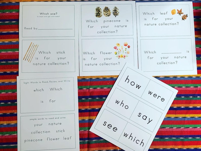 Sight Word Simple Readers Set 1 - Etsy