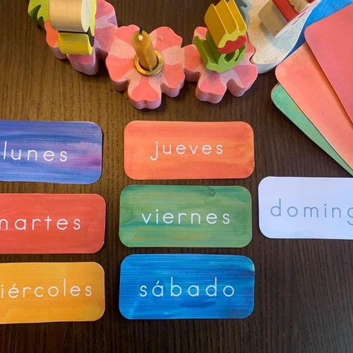 Spanish Days of the Week - Etsy