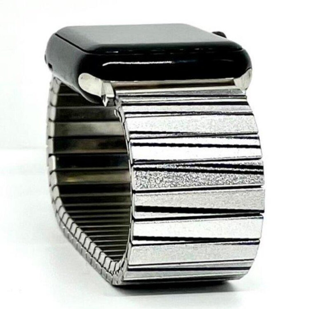 Handmade Silver Barcode Apple Watch Bracelet - Stainless Steel 22mm - Etsy