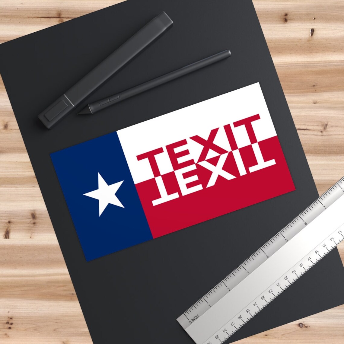 Texit Bumper Sticker Republic of Texas Lone Star Flag | Etsy