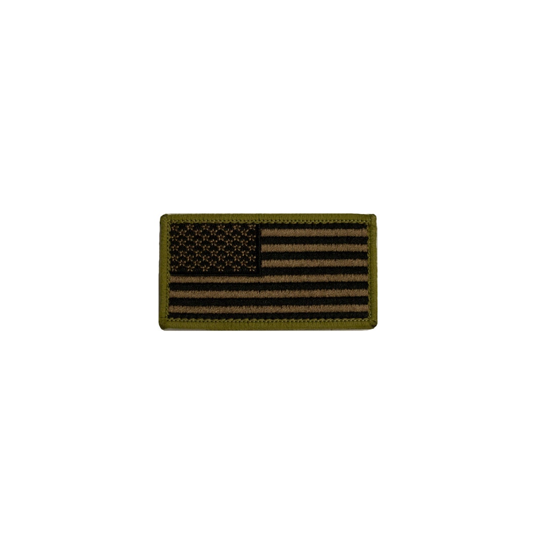 US Flag Black and Tan Patch - Etsy