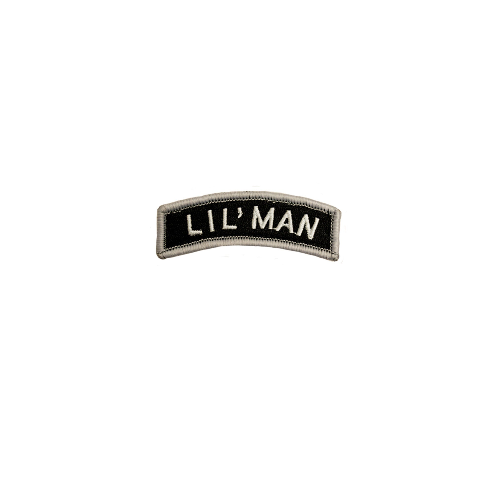 Lil' Man Patch Gray and Black - Etsy