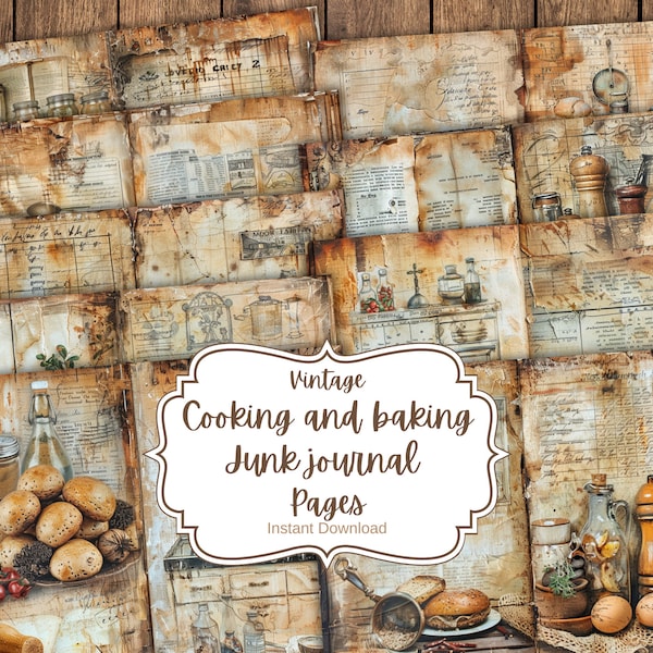 Cooking Scrapbook - Etsy