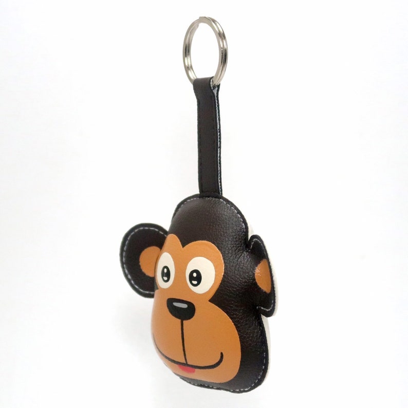 Monkey Keychain ,monkey Bag Charm, Handmade Keychain for Animals Lovers ...