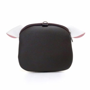 White Pug Coin Purse.hand Painted Bag Small Synthetic Leather ,zipper ...