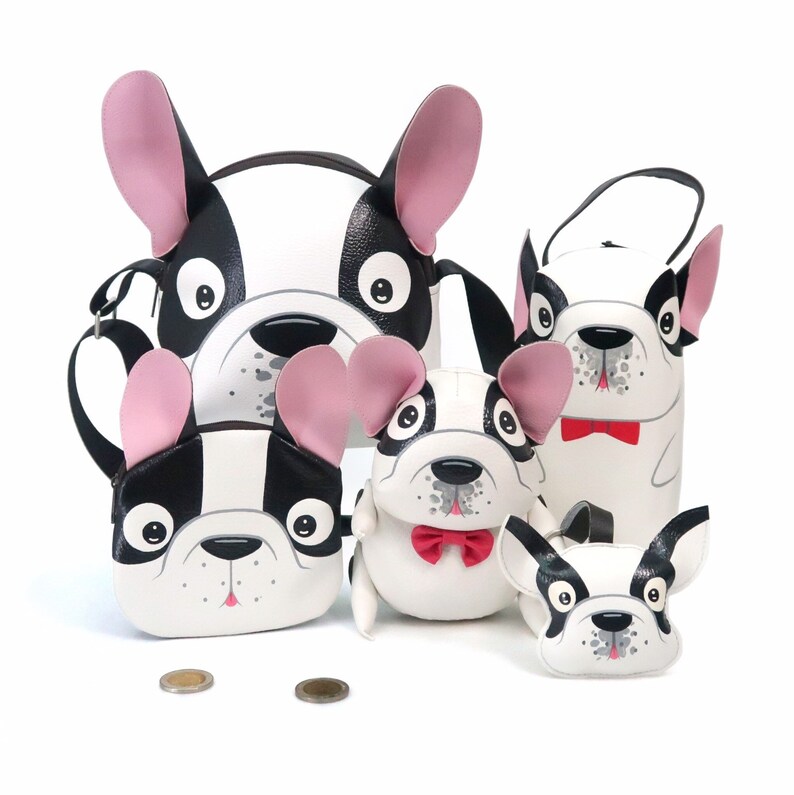 French Bulldog Coin Purse.hand Painted Bag Small Synthetic - Etsy