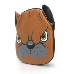 American Pit Bull Coin Purse.hand Painted Bag Small Synthetic Leather ...