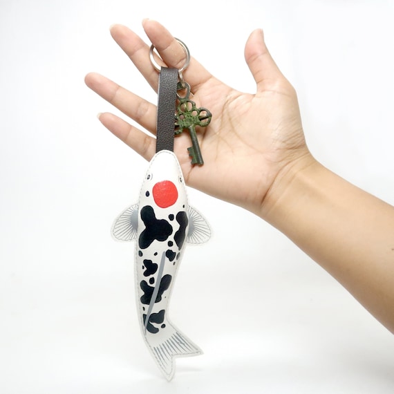 Koi Fish Keychain koi Fish Bag Charmhandmade Keychain for - Etsy