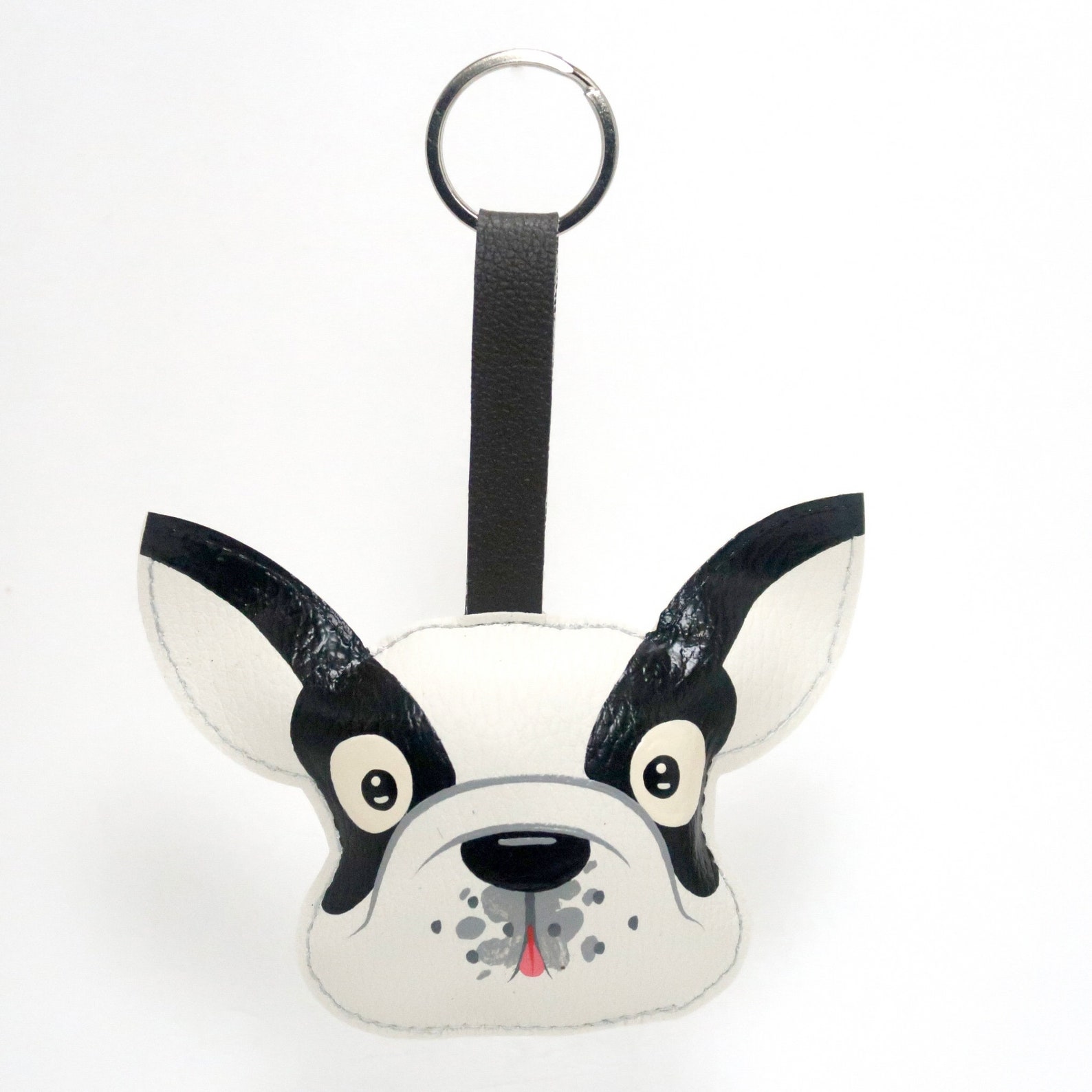 French bulldog keychain French bulldog bag charmhandmade | Etsy