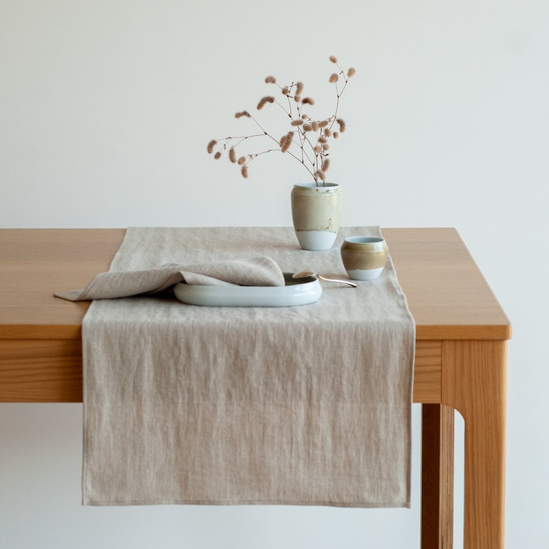 Linen Table Runner - Etsy