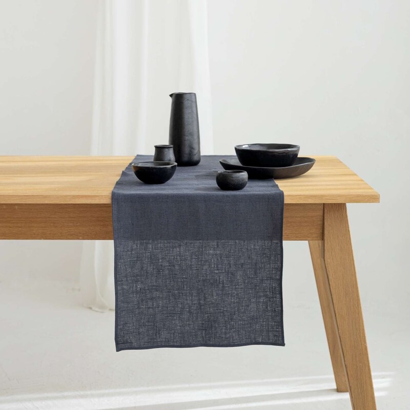 Grey Table Runner - Etsy UK