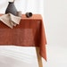 Washed Linen Tablecloth, Dinning Tablecloth, Home Style Linen, Square ...