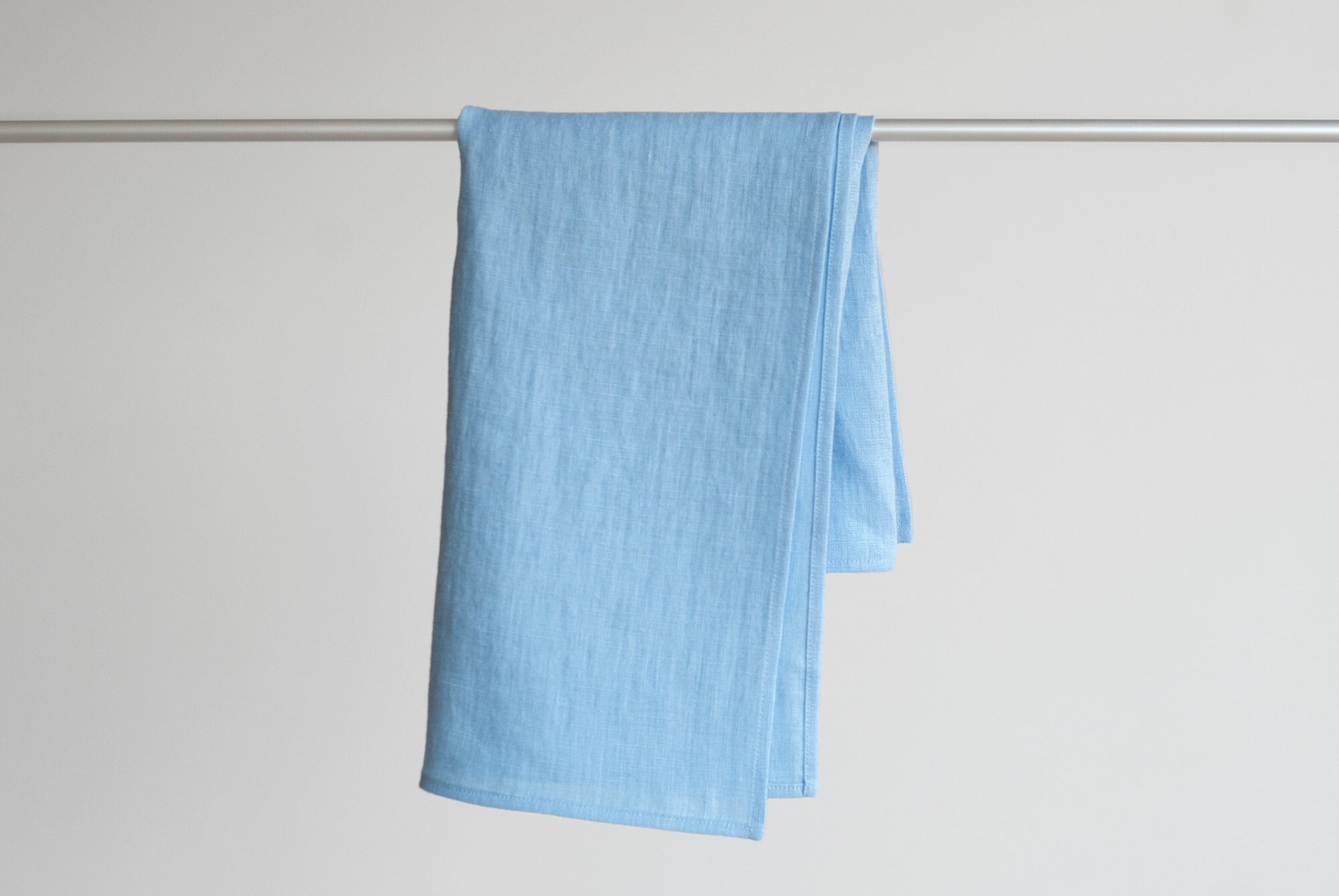 Set of 2 Hand Towels Blue Tea Towels Softened Linen Tea - Etsy