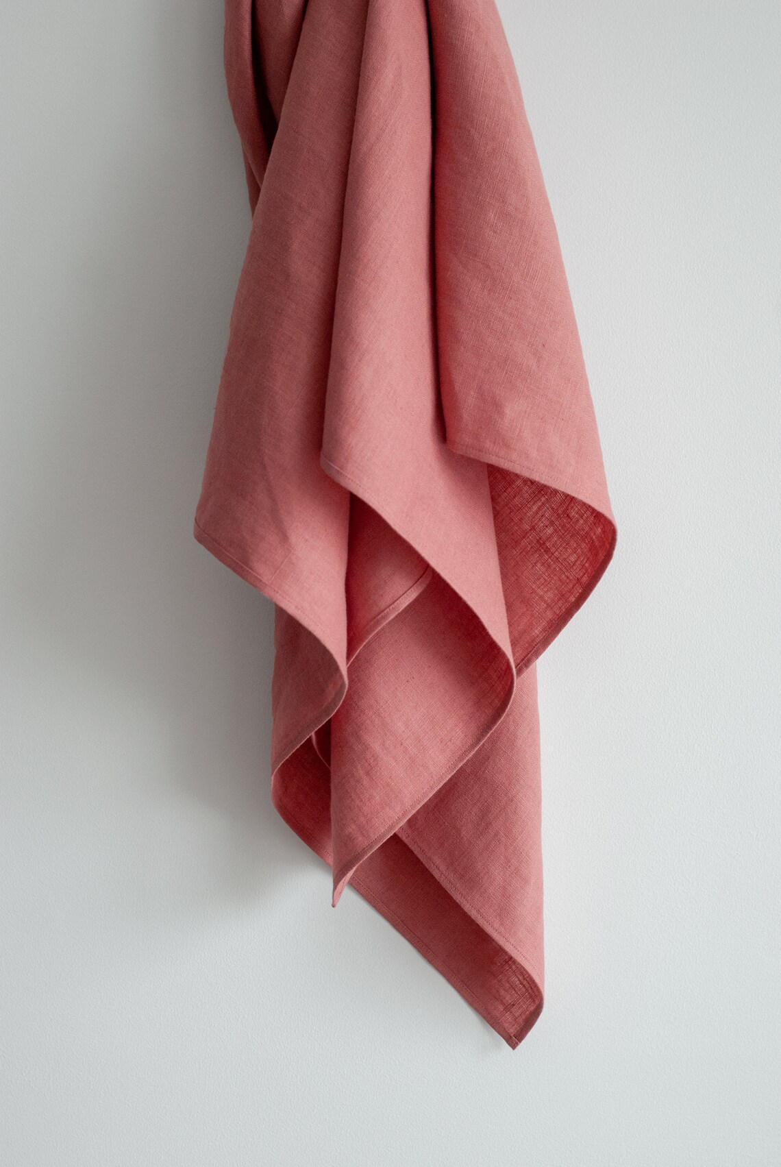 Linen Bath Towel Set of 2 Pieces Washed Linen Hand Towel | Etsy