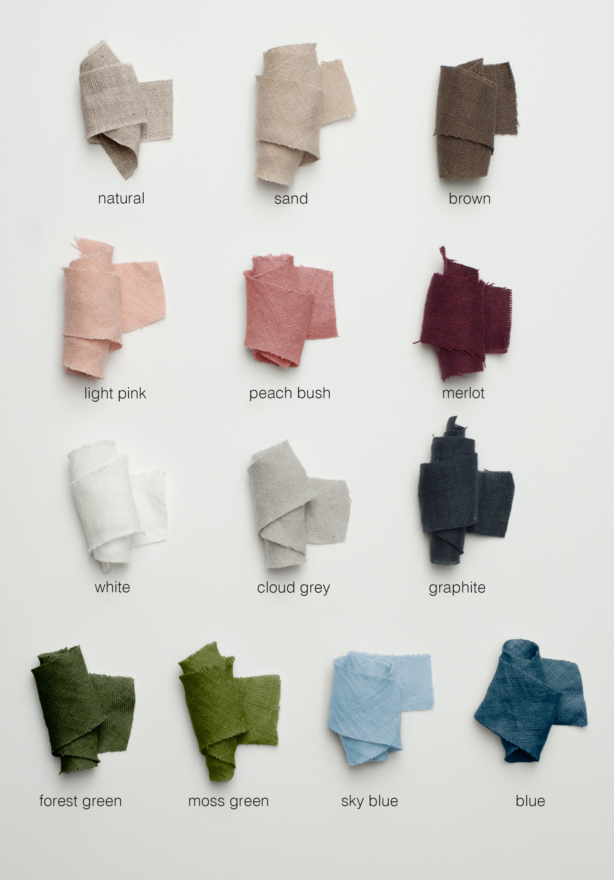 Green Linen Napkins Washed Linen Napkins Zero Waist Napkins - Etsy