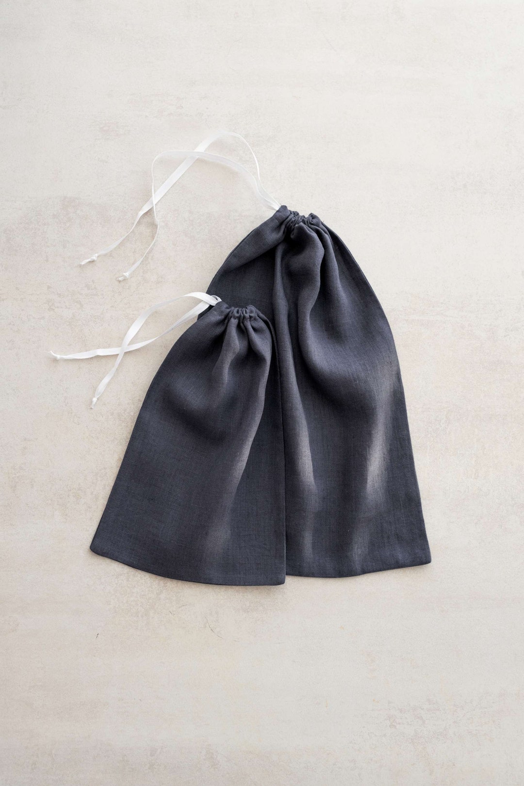 Zero Waste Bags, Linen Fruit Bag, Linen Drawstring Bags, Food Storage ...