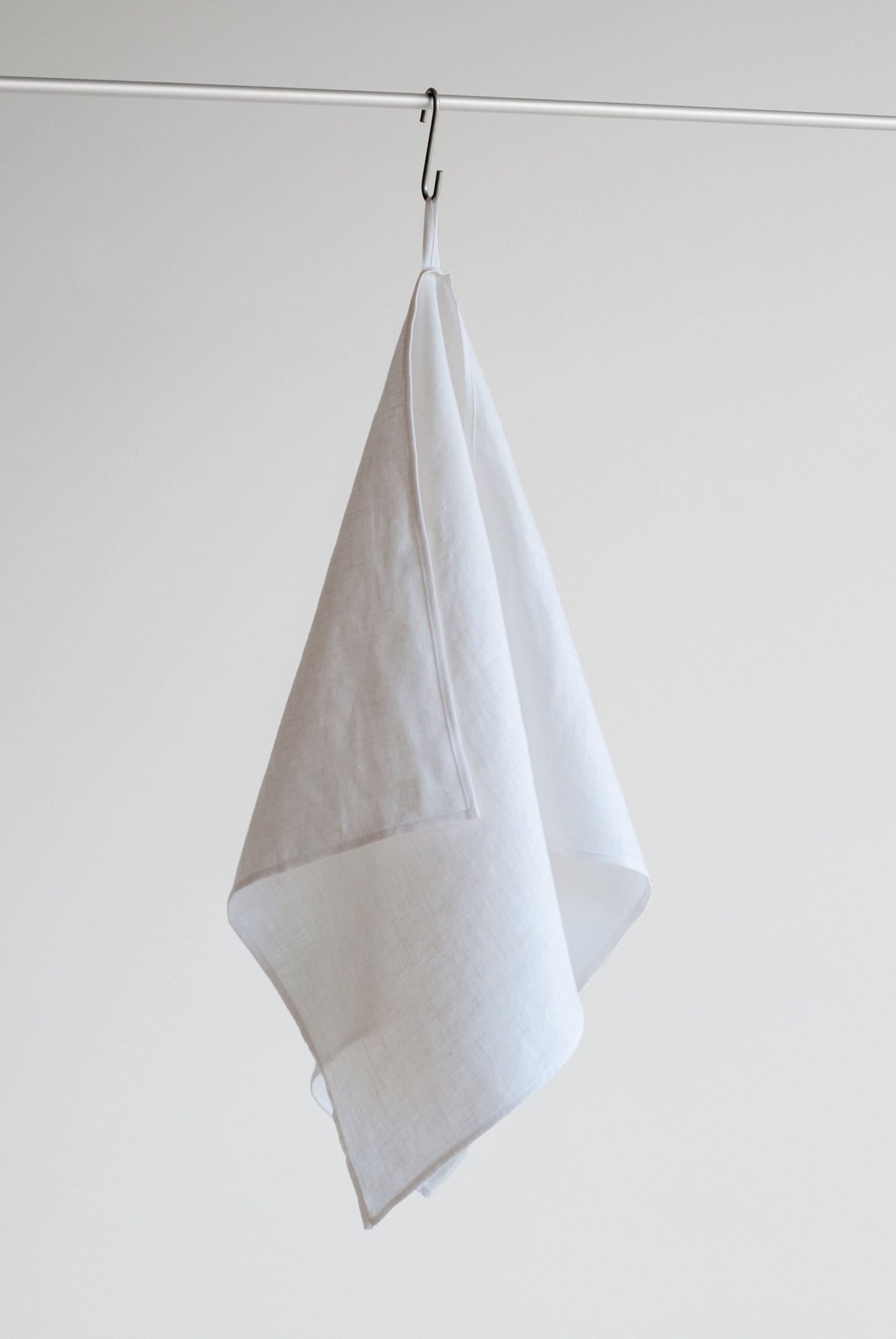 White Tea Towel Washed Linen Tea Towel Soft Linen Hand - Etsy